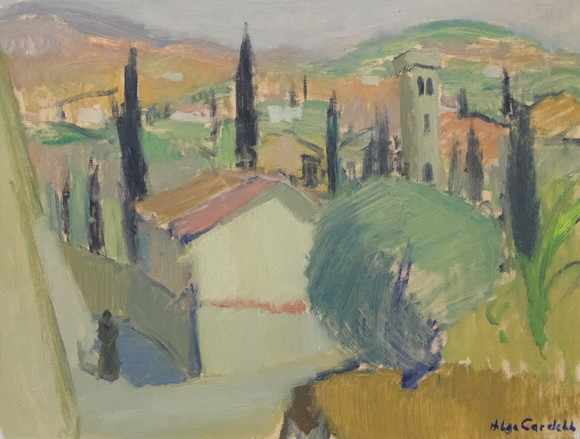 HELGE CARDELL. OIL ON CANVAS. Art - Paintings - Auctionet