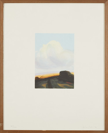 PETER FREE. "Landscape". Signed, numbered 59181/290, dated -96. color ...