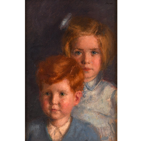 ANTHONY DEVAS (1911-1958). PORTRÄTT AV KYNASTON OCH HILARY VERSCHOYLE ...