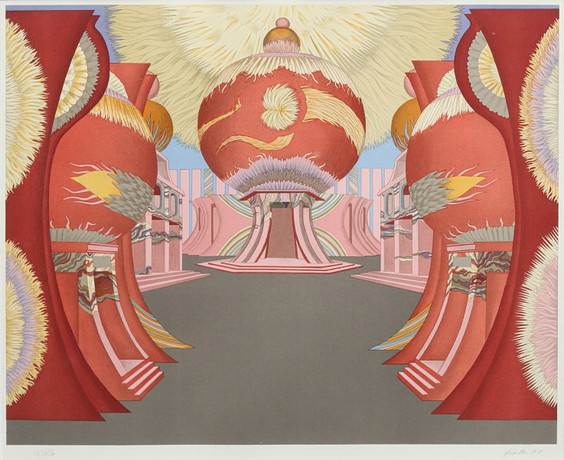 WOLFGANG HUTTER. From the suite The Magic Flute, lithograph signed ...