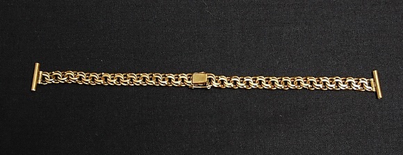 CLOCK CHAIN, 8 K gold, weight 10 g. Jewellery & Gemstones - Other ...