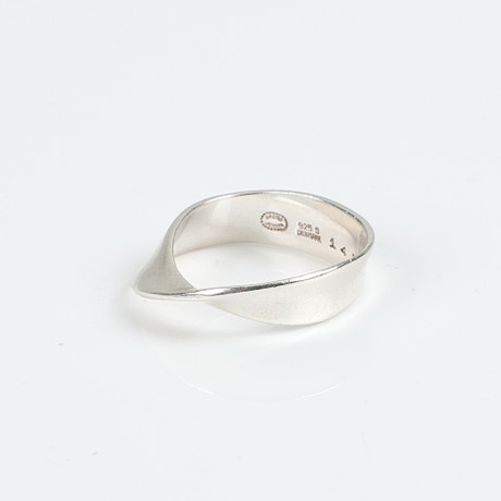 RING, Sterling silver, Möbius, Georg Jensen. Smycken & Ädelstenar ...