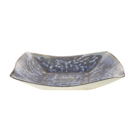 DAVID MCDOWELL (1947-2017). A STUDIO POTTERY SQUARE BOWL. Ceramics ...