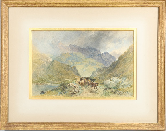 JOHN ADAM HOUSTON, RSA (1812-1884). PASS OF GLENCOE. Art - Drawings ...