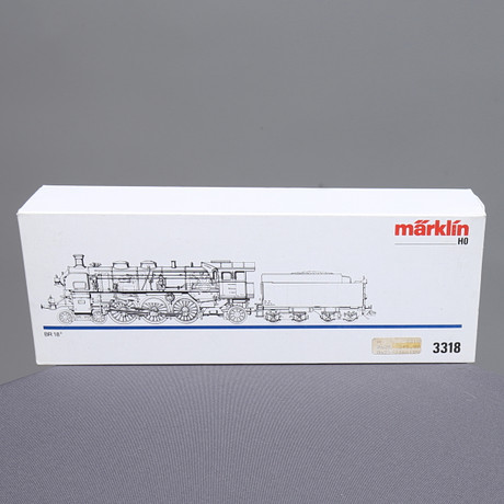 MÄRKLIN 3318 German steam locomotive with tender, original packaging ...