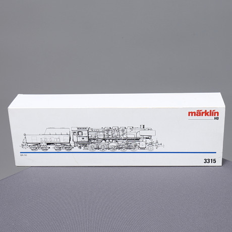 MÄRKLIN 3315 DB's steam locomotive with tender BR 50, original ...
