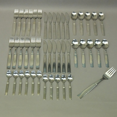 GENSE CUTLERY SET, RANKA, 45 PIECES. Silver & Metals - Other metals ...