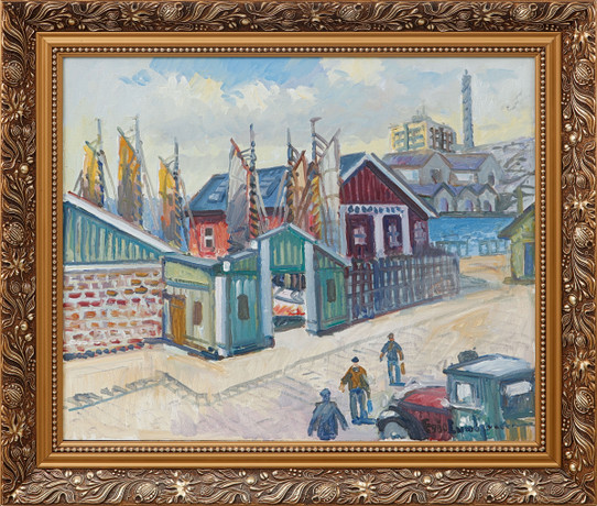 ERIC LUNDGREN. Oil paintings, 2 pcs., signed. Art - Paintings - Auctionet
