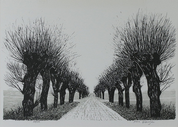 PER FRANZÉN. Lithography, 52/395, willow hall, signed. Art - Engravings ...