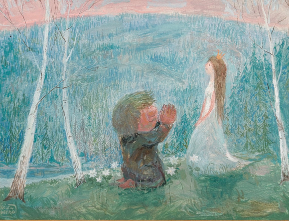 GÖSTA GEERD. Oil on Board. Art - Paintings - Auctionet