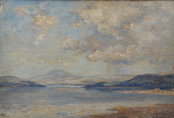 JAMES HERBERT SNELL. oil on canvas, 'Loch Tay, signed. Art - Paintings ...