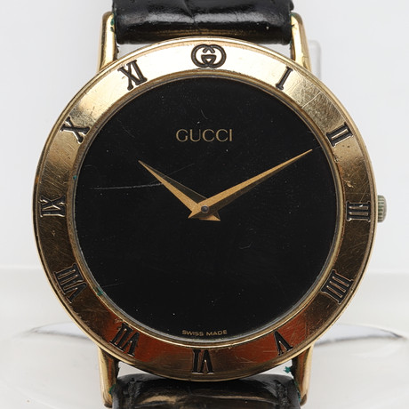BRACELET WATCH, gold-plated, Gucci, quartz. Clocks & Watches ...