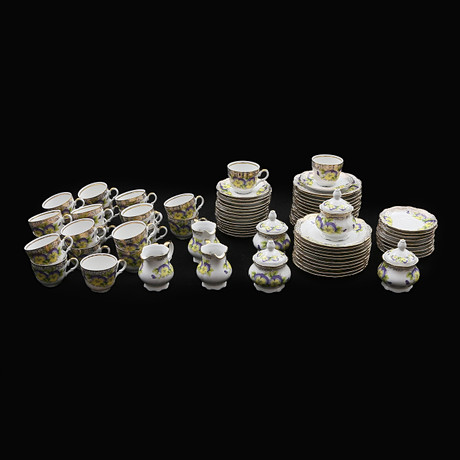 COFFEE SET, 54 pieces, porcelain, Bavaria, 1900s. Ceramics & Porcelain ...