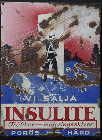 EMALJSKYLT, Insulite, 1900-tal. Övrigt - Övrigt - Auctionet