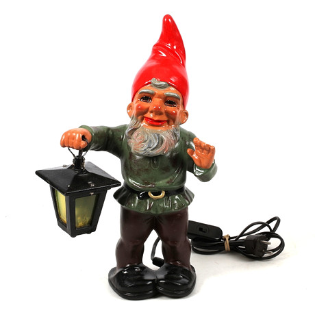 Santa with LANTERN, terracotta, Heisner, second half of the 20th ...