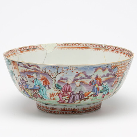 FIRE BOWL, Mandarin, China, 18th century. Ceramics & Porcelain ...
