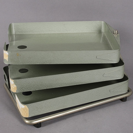 DOKUMENTFACK, plåt, 1900-tal. Silver & Metall - Övriga metallföremål ...