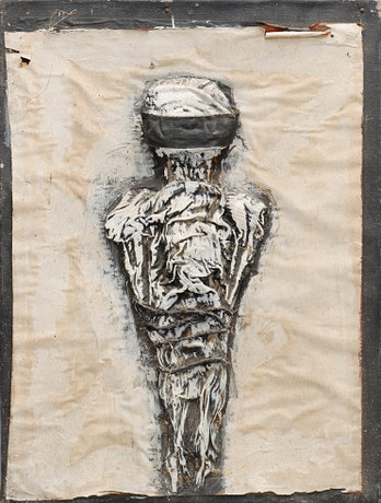 GÖSTA CALMEYER. GESTALT, MIXED TECHNIQUES. Art - Paintings - Auctionet