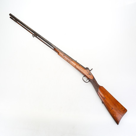 BLOCK RIFLE, Wredes rifle converted to a hunting weapon, 1860s. Weapons ...