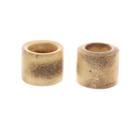 A CHINESE BONE ARCHER'S THUMB RING, QING DYNASTY, 18TH / 19TH CENTURY ...