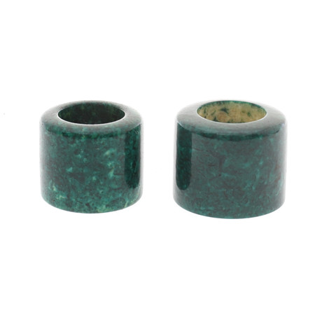 A CHINESE MALACHITE ARCHER'S THUMB RING, QING DYNASTY, 18TH / 19TH ...