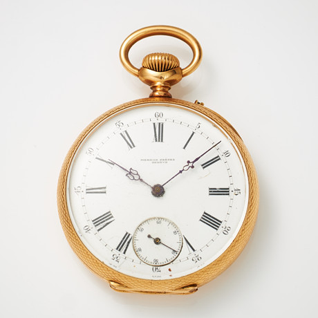 MERMOD FRÈRES, pocket watch, 18k gold, circa 1900. Clocks & Watches ...