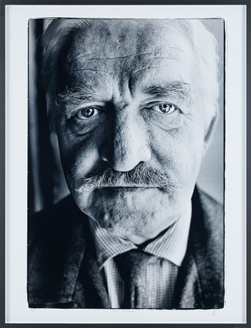 JOHAN BERGMARK (1969). " Hans Alfredson", porträtt, pigment print ...
