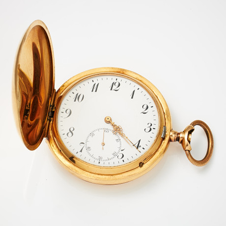 IWC, pocket watch, 18k gold, chronometers, early 20th century. Clocks ...
