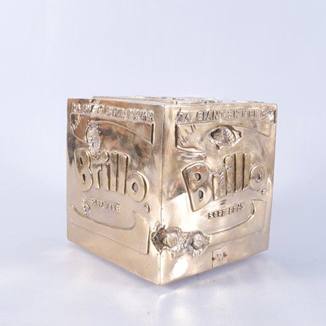 ANDREAS WARGENBRANT. Sculpture, bronze, "Brillobox". Art - Sculptures ...