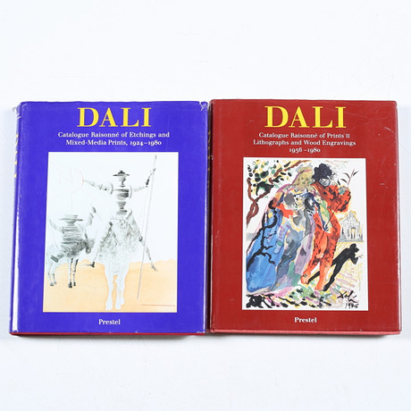 SALVADOR DALI. Books, 2 pcs, Catalog Raisonné of Print II and Catalog ...