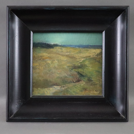 - EISEL, FRITZ. - Coastal landscape, oil on hardboard. Art - Paintings ...
