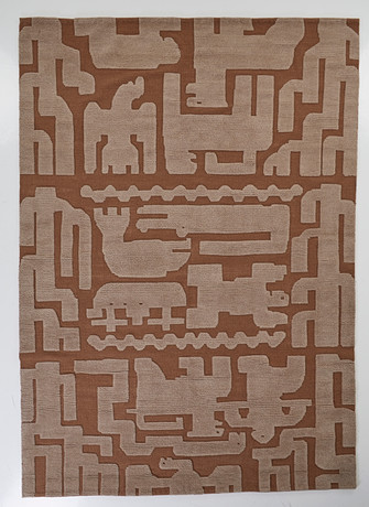 LAYERED, matta, ''Stig Lindberg gunnel matta walnut brown''. Mattor ...