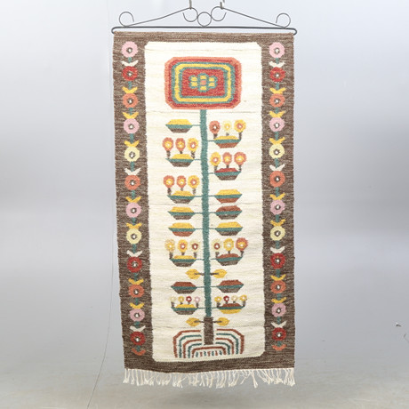 OKÄND KONSTNÄR. VÄGGBONAD, osignerad ca 119 x 60 cm. Mattor & Textil ...