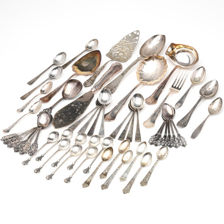 COLLECTION SILVER, Cutlery. Different models, manufacturers and origins ...
