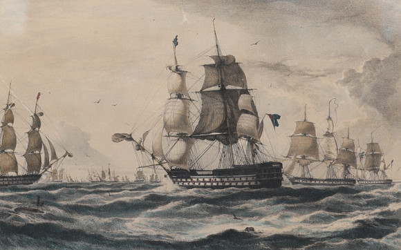 G. HULLMANDEL AFTER GEORGE PHILIP REINAGLE (BRITISH, 1802-1835). A VIEW ...