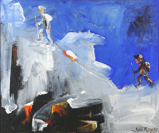 OLLE KRANTZ, oil on canvas, signed. Art - Paintings - Auctionet