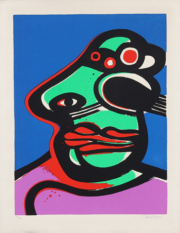 JOHN CHRISTOFOROU (STORBRITANNIEN, 1921-2014). Portrait, lithography ...