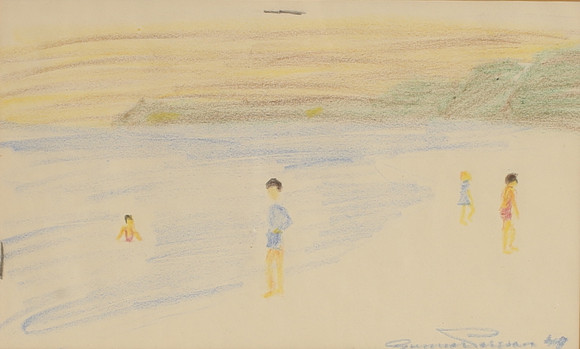 GUNNAR PERSSON. Drawing, signed. Art - Drawings - Auctionet