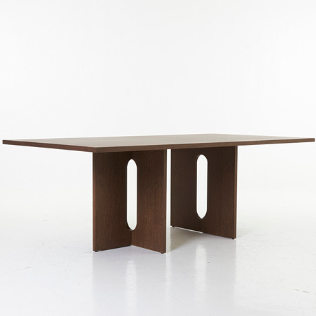 DANIELLE SIGGERUD, dining table "Androgyne" for MENU, dark stained oak ...