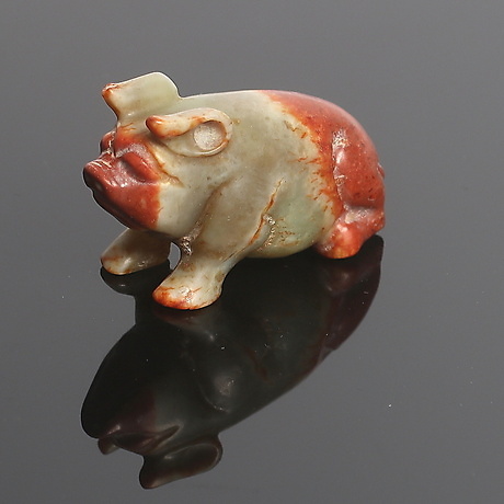 NETSUKE, jade, Kina, 16/1700-tal. Asiatika - Auctionet