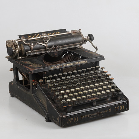 TYPEWRITER, Smith Premier No10, USA, Early 1900s. Collectables ...