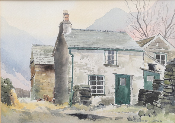 EDWARD GREIG HALL (BRITISH, 1929-2017). THE BROW, LITTLE LANGDALE. Art ...
