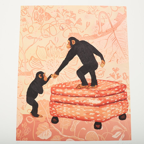 BOBO WALLMANSSON. Color etching, signed Bobbo W. Art - Engravings ...
