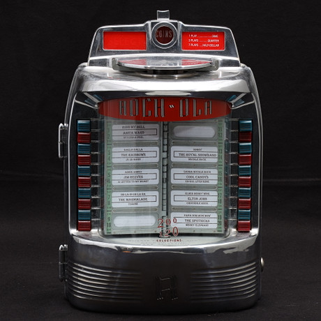 JUKEBOX, Wall Box, Rock-Ola, Modell 1555, 120/200 Sel. 1958-62. Övrigt ...