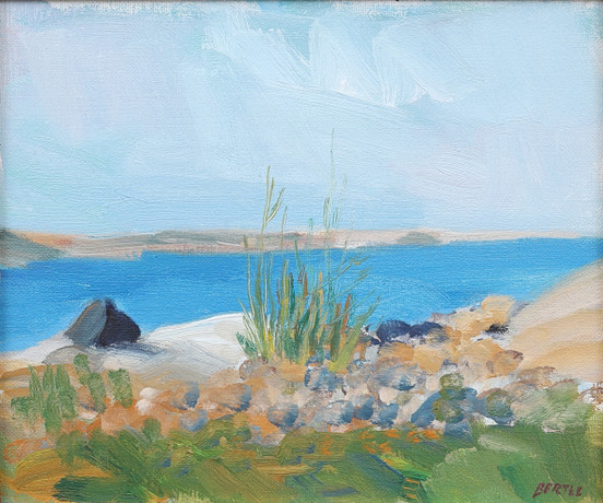 LARS BERTLE. "West coast", oil on canvas, signed. Art - Paintings ...