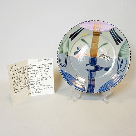 HERMAN FOGELIN. Fat, keramik, signerad och numrerad 147/150. Keramik ...