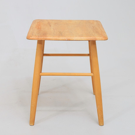 PALL, björk & fanerad ek, 1950-tal. Möbler - Fåtöljer & Stolar - Auctionet