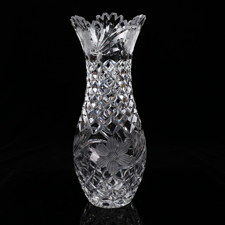 VAS, slipad kristall. Glas - Övrigt - Auctionet