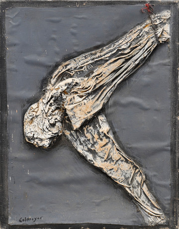 GÖSTA CALMEYER. GESTALT, BLANDTEKNIK. Konst - Måleri - Auctionet