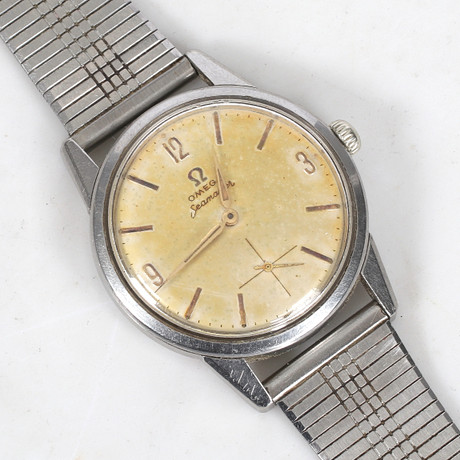 WRIST WATCH, steel, Omega Seamaster, cal 268. 1950s/60s. Clocks ...